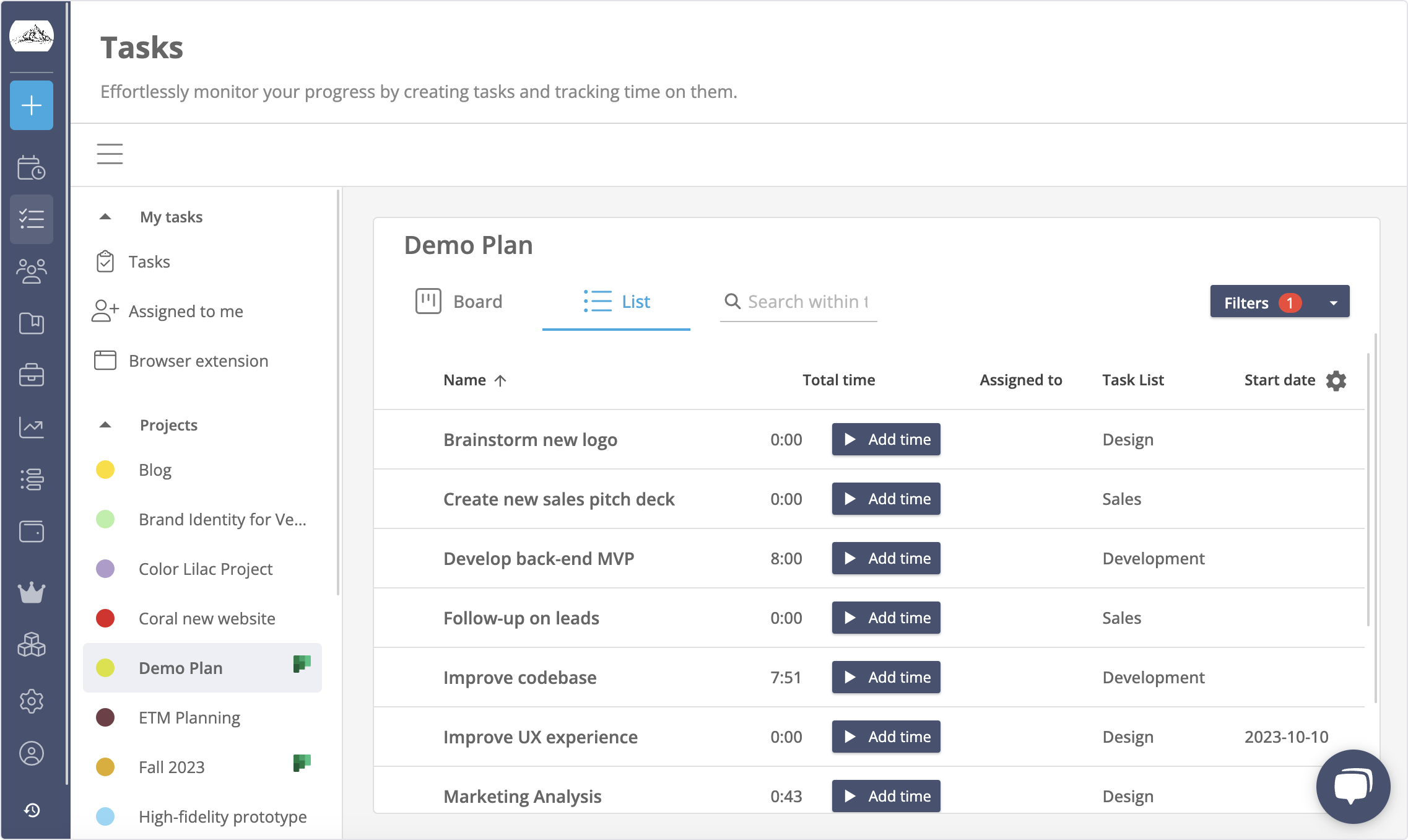 Easily Track Your Daily Tasks, with Timeneye's new Tasks section